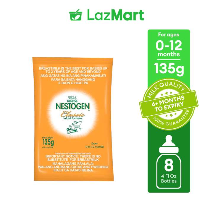 NESTOGEN Classic Infant Formula for 0-12 Months 135g | Lazada PH