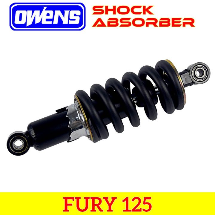 FURY 125 Black Matte Owens Motorcycle Rear Shock Absorber (Monoshock) | Lazada PH