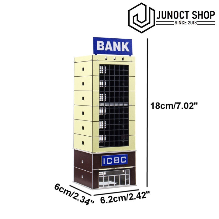 GEDUNG BANK BANGUNAN BUILDING AE - MINIATUR MAKET DIORAMA | Lazada ...