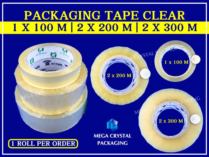 Packaging Tape 1 inches x 100 meters | 2 inches x 200 meters | 2 inches ...