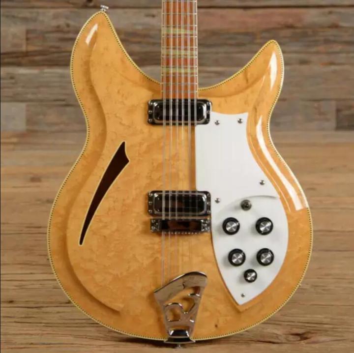 Rickenbacker 12 Strings 381-12 V69 Maple Glo 1989 Semi Hollow Body ...