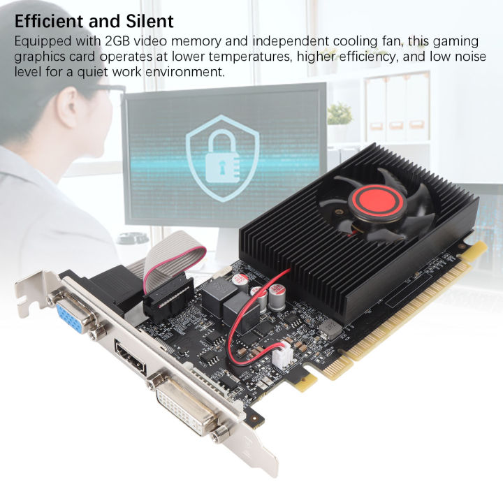 Graphics Card PCI Express 2.0 16X Interface 500MHz 600MHz 2GB DDR3 ...