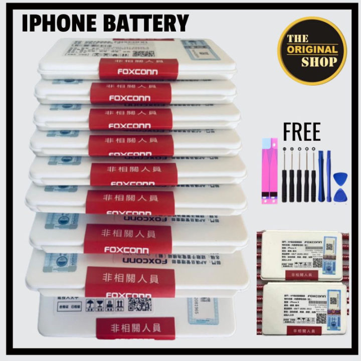 Foxconn Phone Battery for 6/6g,6s,6 plus,6s plus,7,X,Xs,Xs Max,Xr,11,11 ...