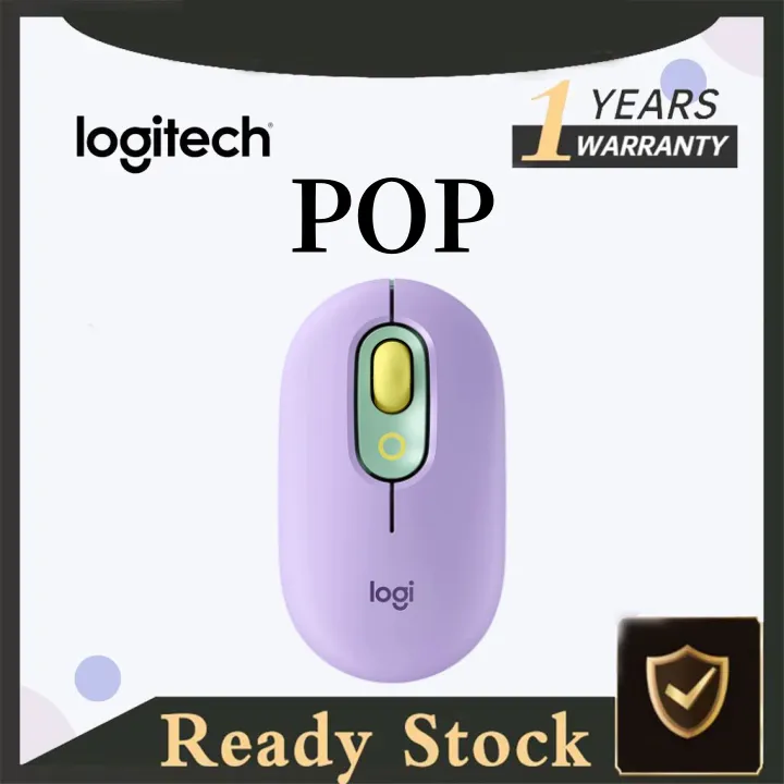 【100% Original】 Logitech POP Mouse, Wireless Mouse with Customizable ...