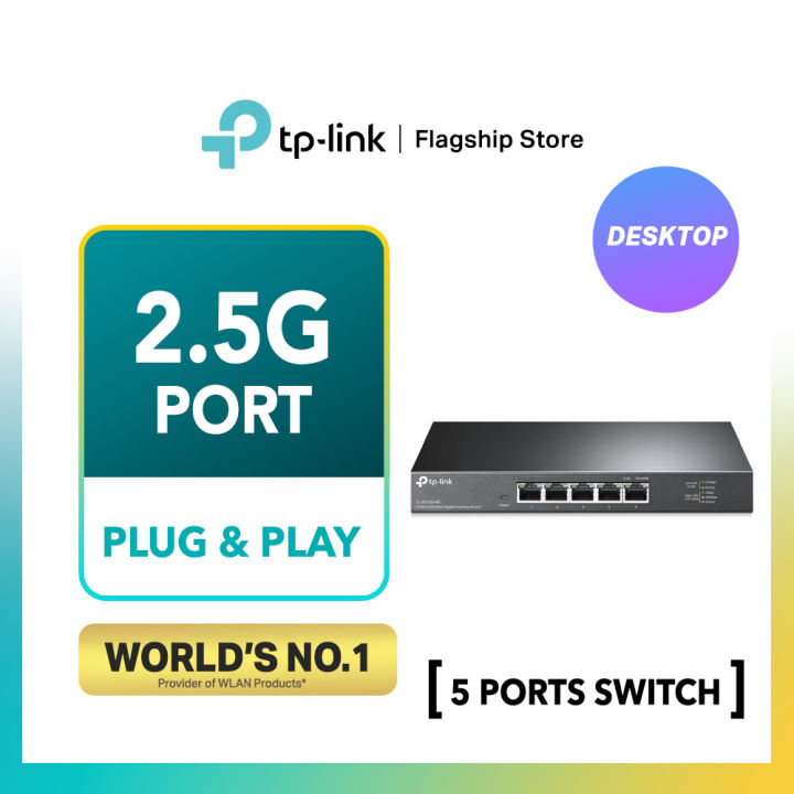 TP-LINK 5-Port & 8-Port 2.5G Desktop Plug and Play Network Switch TL ...