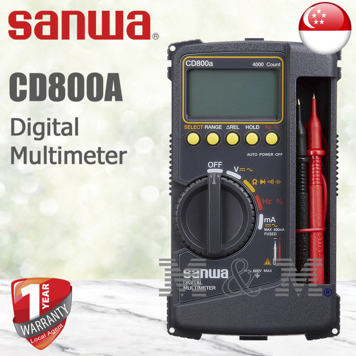 Sanwa CD800A CD800A2 CD800A3 Digital Multimeter AC/DC Voltmeter ...