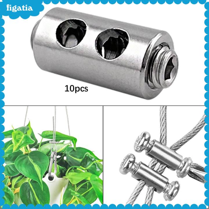figatia 10x 3mm Wire Rope Clips Set Lock Cable Clamps for Fixing ...