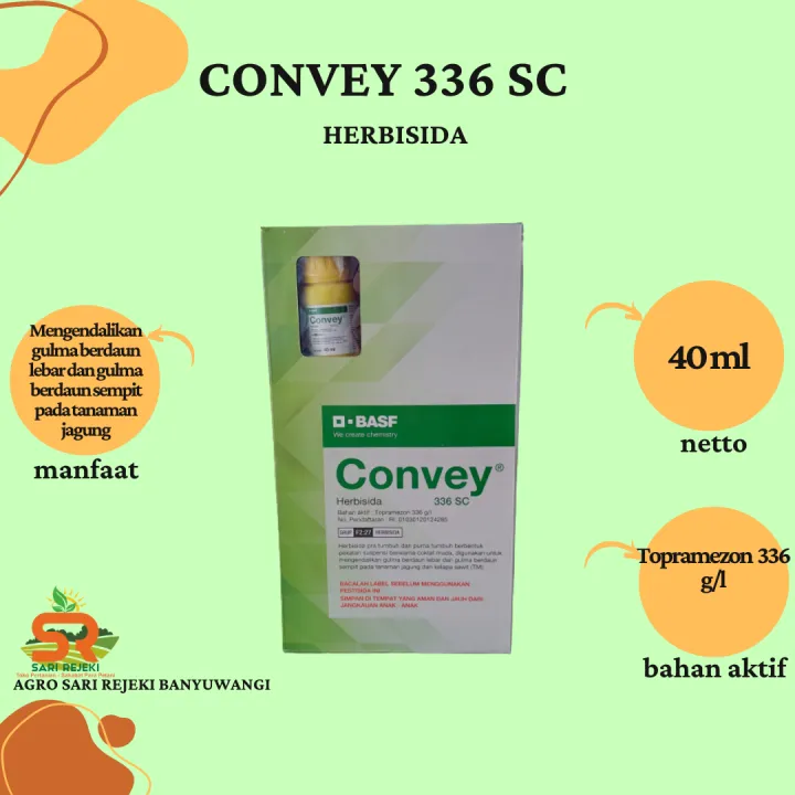 PAKET CONVEY 336SC 40ML HERBISIDA SELEKTIF JAGUNG (gulma pada tanaman jagung) | Lazada Indonesia