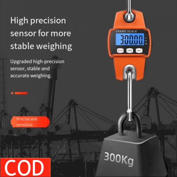 Portable Mini Crane Scale 300KG/660LB LED Display Industry Crane Scale ...