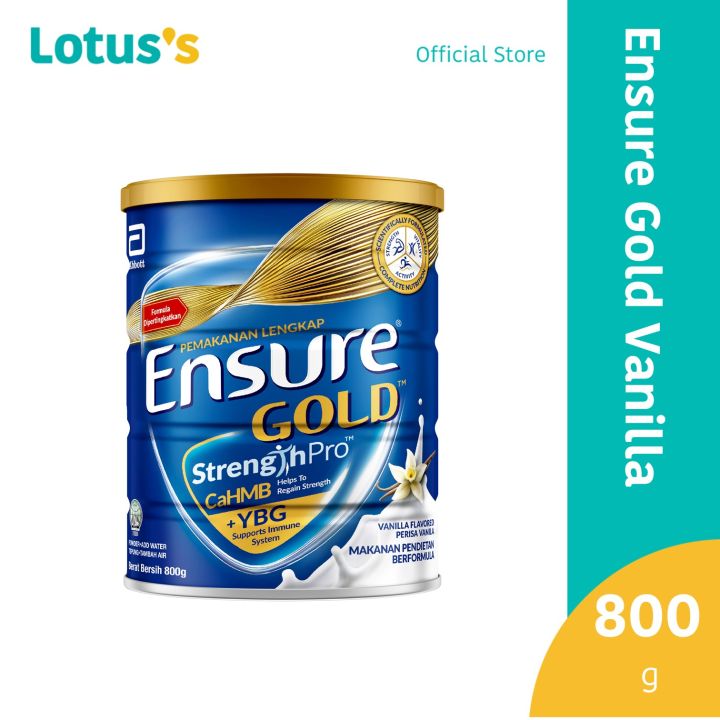 Ensure Gold Vanilla Adult Milk Powder 800g | Lazada