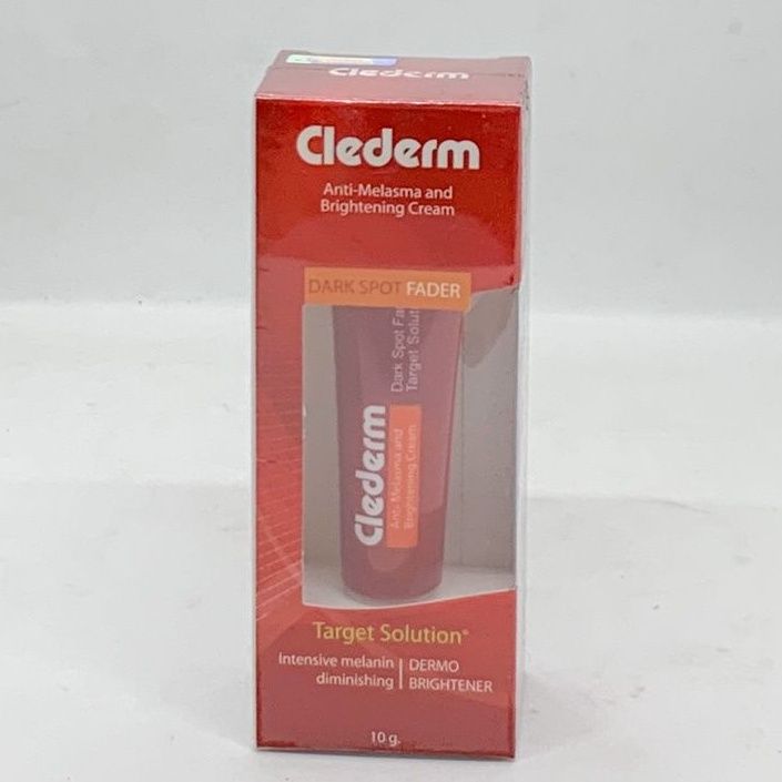 Clederm Anti-Melasma and Brightening cream คลีเดิร์ม ครีมทาฝ้า 10 gm ...