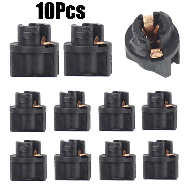 10Pcs T5 LED Socket PC74 Instrument Panel Replacement Socket Lamp ...