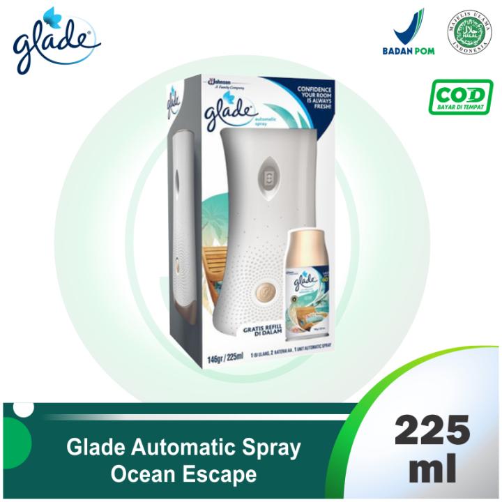 Glade Matic Spray Device Pengharum Ruangan Elektrik + Free Refil 225ml ...