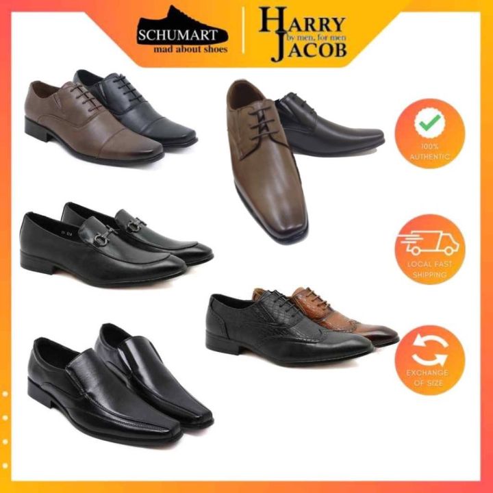 AA33-[BY SCHUMART] Harry Jacob Men Classic Formal Shoes Series | Lazada ...