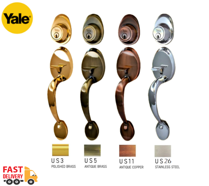 Yale DH5588 Double Entrance Handleset Pemegang Pintu Rumah Door Handle ...