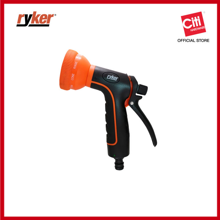 RYKER Garden Hose Accessories Heavy Duty Slip-Resistant Nozzle, Car ...