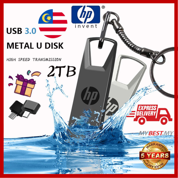 2TB HP Waterproof Pen Drive Flash Drive 2TBUSB3.0 PenDrive USB dual ...