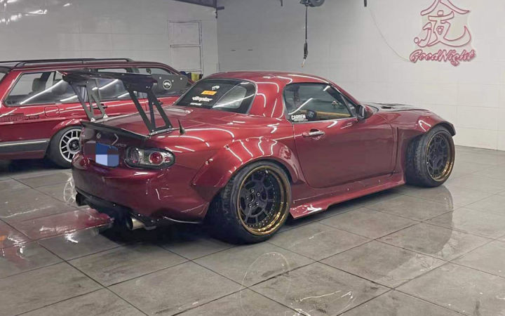 Suitable for 09 Miata Mazda MX5 NC carbon fiber tail modification JS GT ...