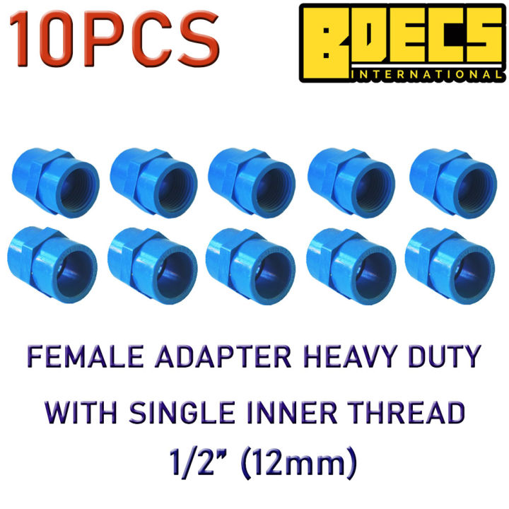 PVC Female Adapter Single Inner Thread 20mm Blue High Quality | Lazada PH