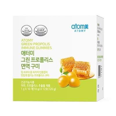 Atomy Green Propolis Immune Gummy 艾多美绿蜂胶免疫软糖(1g x 10pcs x 12 sachets) | Lazada