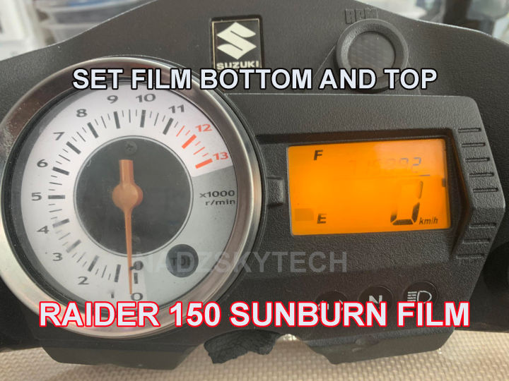 Polarize Film Raider 150 Speedometer gauge Original stock color | Lazada PH