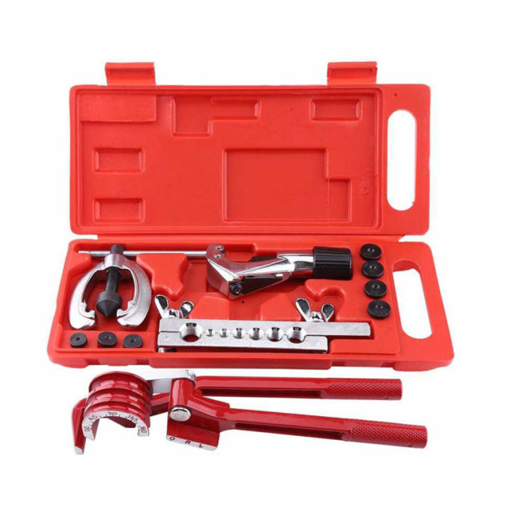 11pc Pipe Flaring Kit Brake Fuel Tube Repair Flare Kit With Cutter ...