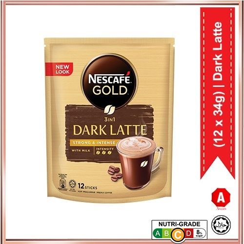 NESCAFE GOLD DARK LATTE COFFEE 12 X 34G | Lazada Singapore