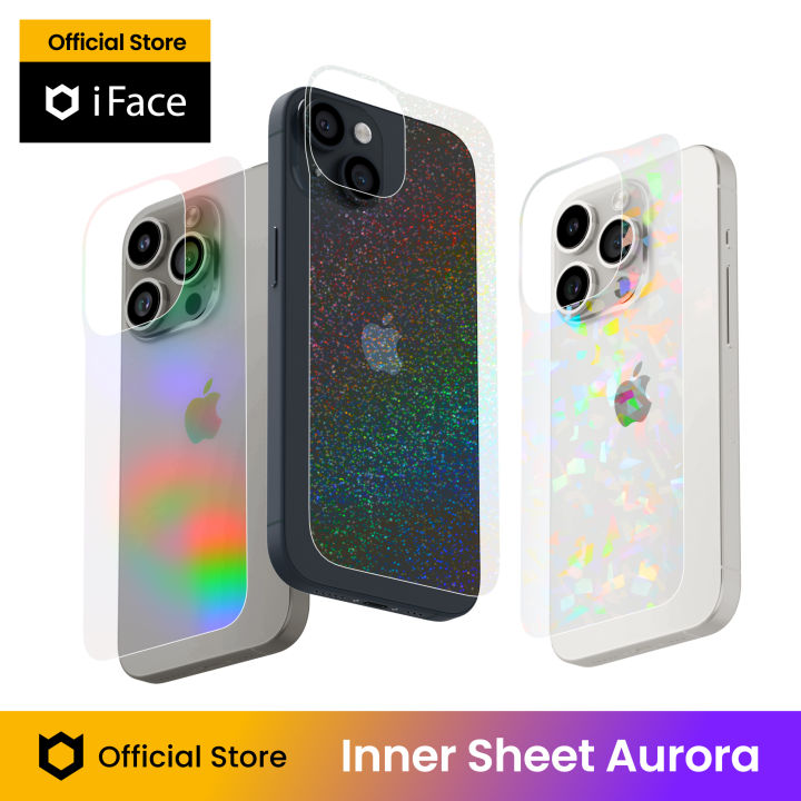 iFace Inner Sheet Aurora iPhone 15 / Plus / Pro / Pro Max - Transparent ...