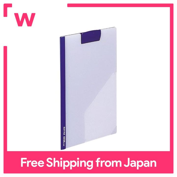 Lihit Lab. Binder, clip file, A4, one side transparent, F447i | Lazada PH