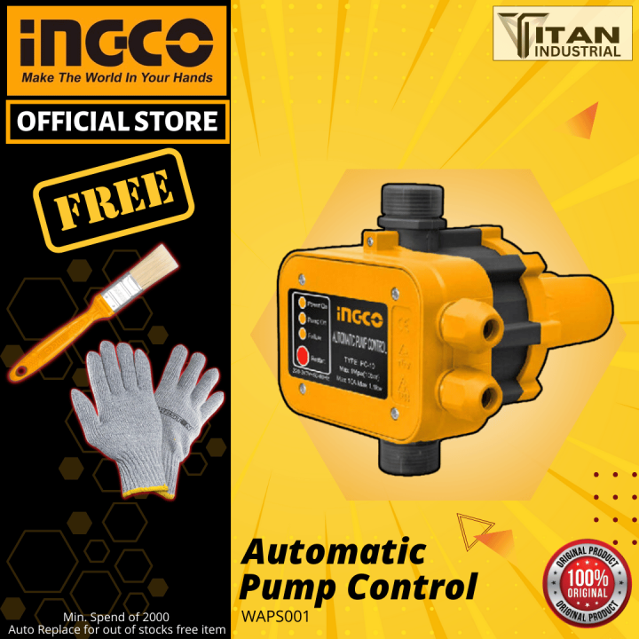 INGCO Automatic Pump Control WAPS001 • Tm ss | Lazada PH