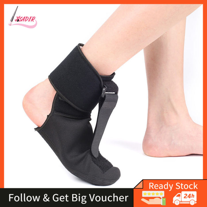 JISADER Foot Drop Orthosis Stretching Boot Achilles Tendonitis Sock Non ...