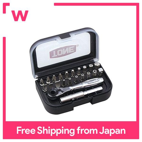 Tone Bit Ratchet Set Bit Insert BRS20 &6.35mm(1/4 ) Contents 22 points ...