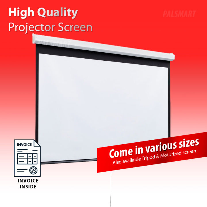 Projector Screen Manual Wall Screen Tripod Screen Motorized Screen Meki ...