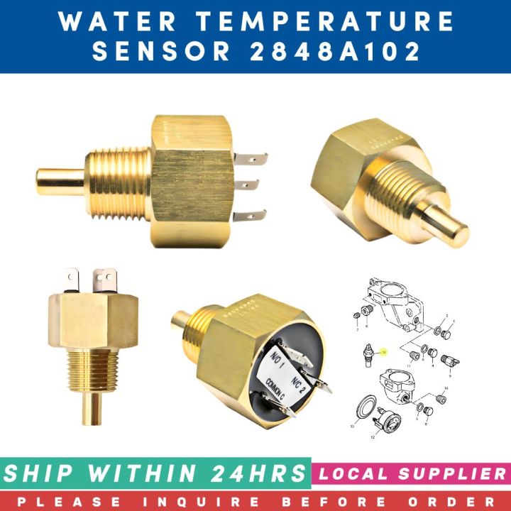 2848A102, WATER/COOLANT TEMPERATURE SENSOR 2848196,[LOCAL SUULIER, PRE ...