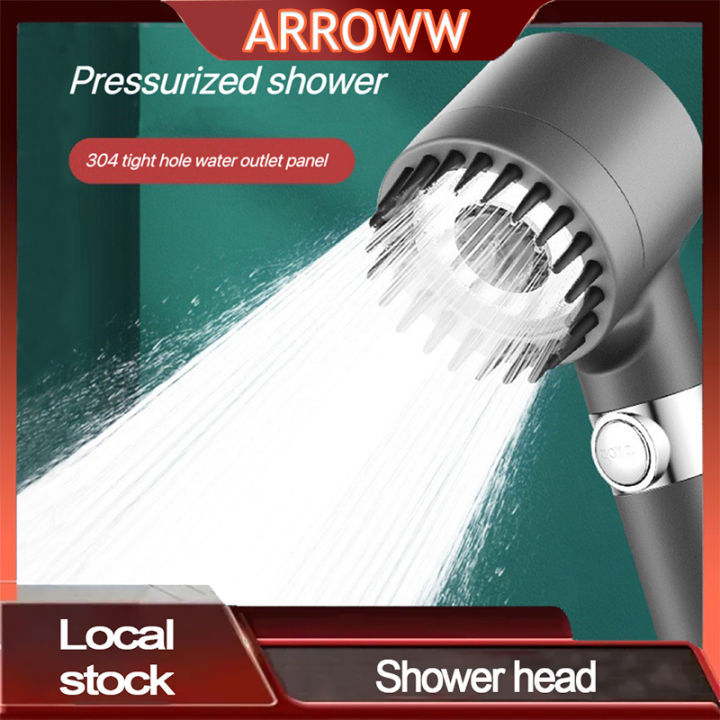 Shower, bath, high pressure shower with massage mode, high pressure ...