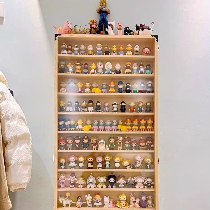 Acrylic Display Stand Pop Mart Blind Storage Solid Wood Hand-Made ...
