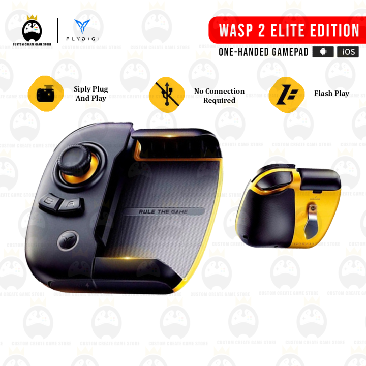Flydigi Wasp 2 One Handed Gamepad Elite Edition Android/IOS [malaysia readystock] | Lazada