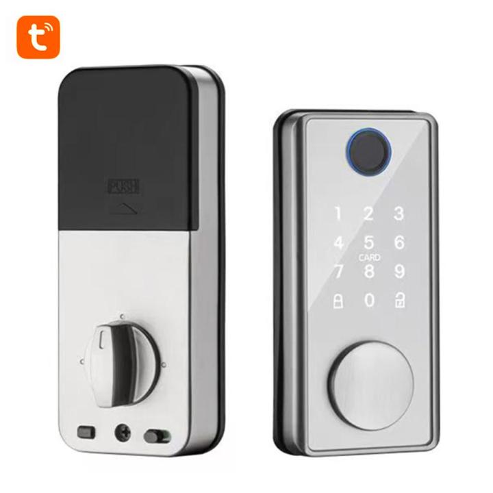 Smart Home Security Door Lock Anti-theft Biometric Smart Locks Tuya APP ...
