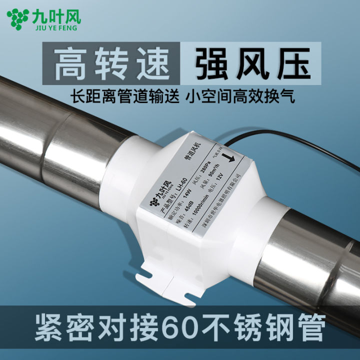 Nine-leaf fan 6CM mini exhaust ventilator 60MM strong exhaust fan ...