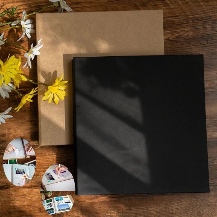 BNMJHYGTBH 16 inch photo album handmade DIY blank kraft paper surface ...