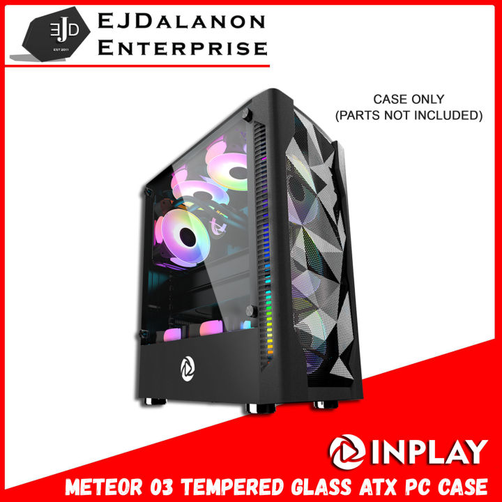 Inplay Meteor 03 Tempered Glass ATX PC Case | Inplay | Meteor 03 ...