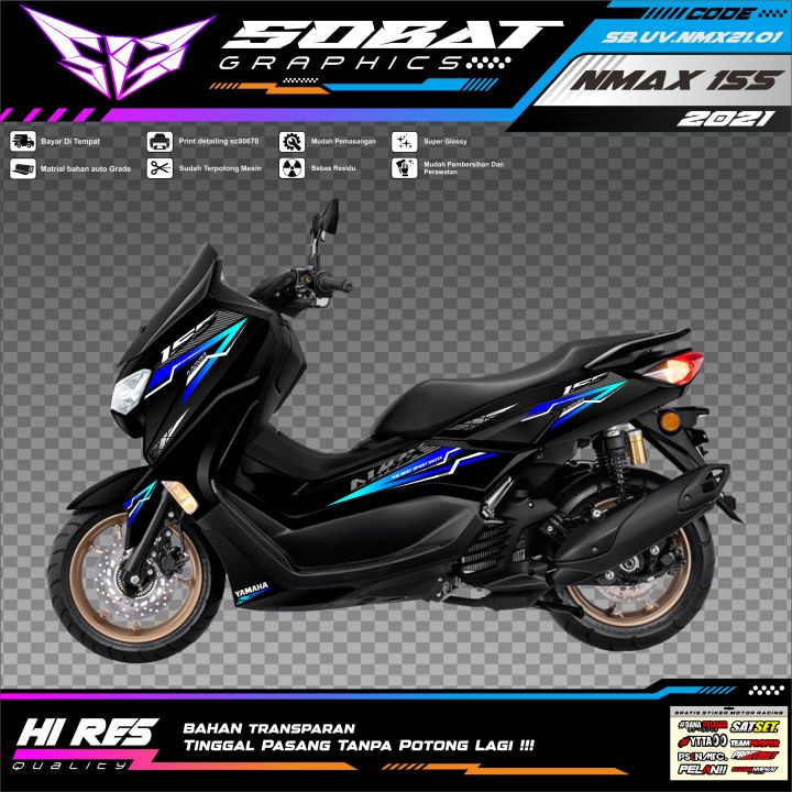 STIKER STRIPING NMAX NEW 2021 / STICKER / TRASNSPARAN / HOLOGRAM ...