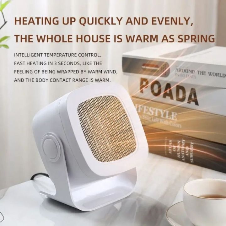 GHHGFF PTC Ceramic Heating Mini Desktop Space Heaters Low Consumption ...