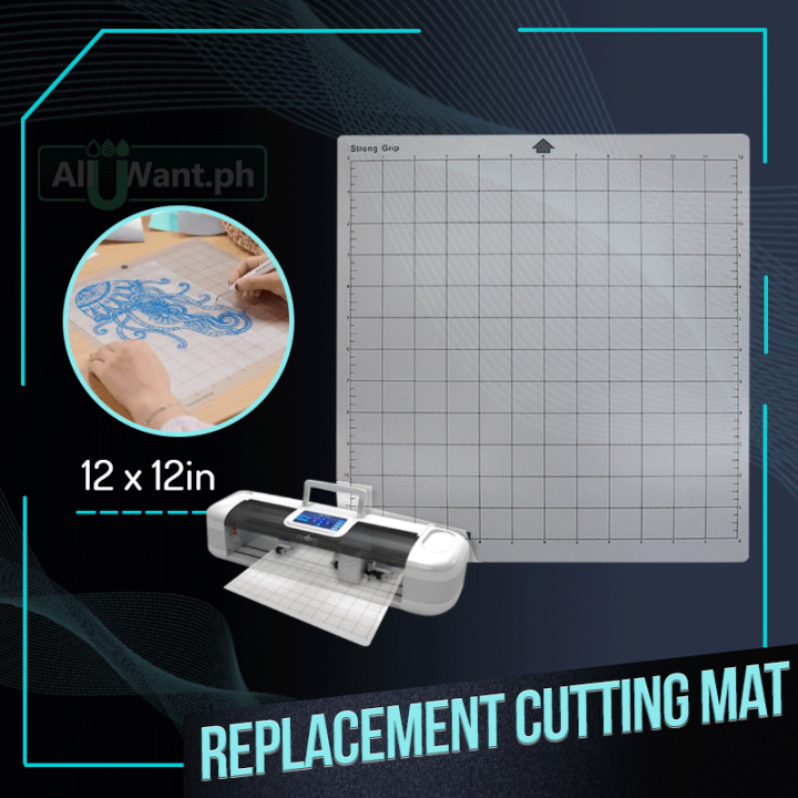 Replacement Cutting Mat Transparent Adhesive Mat with Measuring Grid 12 ...