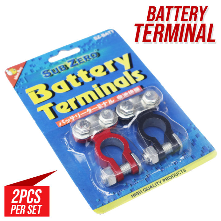 Battery Terminal Red and Black for Cars | Lazada PH