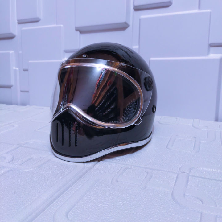 HELM CAKIL M3O M50 FULL FACE RETRO KLASIK | Lazada Indonesia