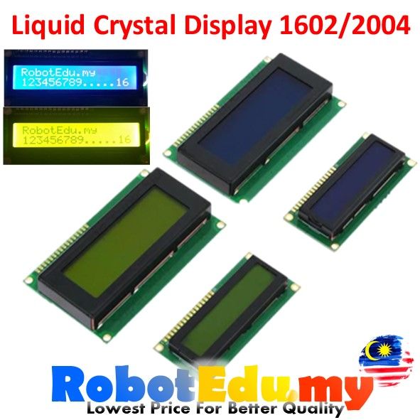LCD 1602 / 2004 16x2 20x4 LCD Screen Liquid Crystal Display Module for ...