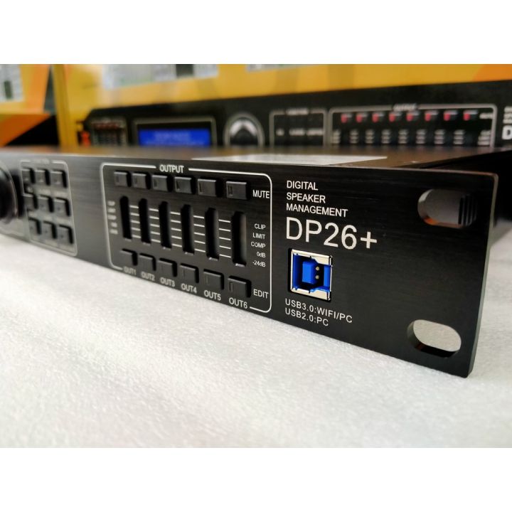 dB-MARK DP26+ ดิจิตอลครอสโอเวอร์ 2 อินพุต 6 เอาต์พุต คุณภาพเสียง 24Bit/96Khz พร้อมลงพรีเชทให้ ...