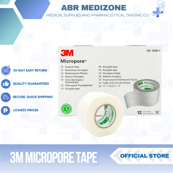Micropore Tape And Transpore 1inch,2inches 1/2inch | Lazada PH