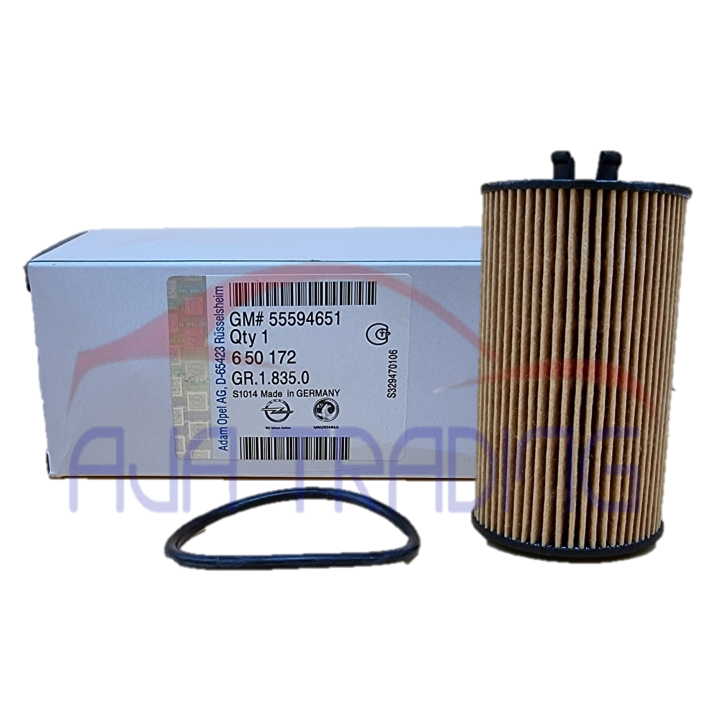 Oil Filter (55594651) Chevrolet Cruze 1.8L / Sonic-MT / Orlando / Trax ...